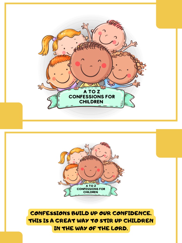 A To Z Confessions For Kids | PDF | Fruit Of The Holy Spirit ...