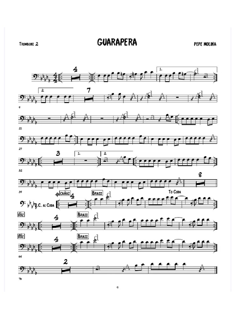 Guarapera Trombón | PDF