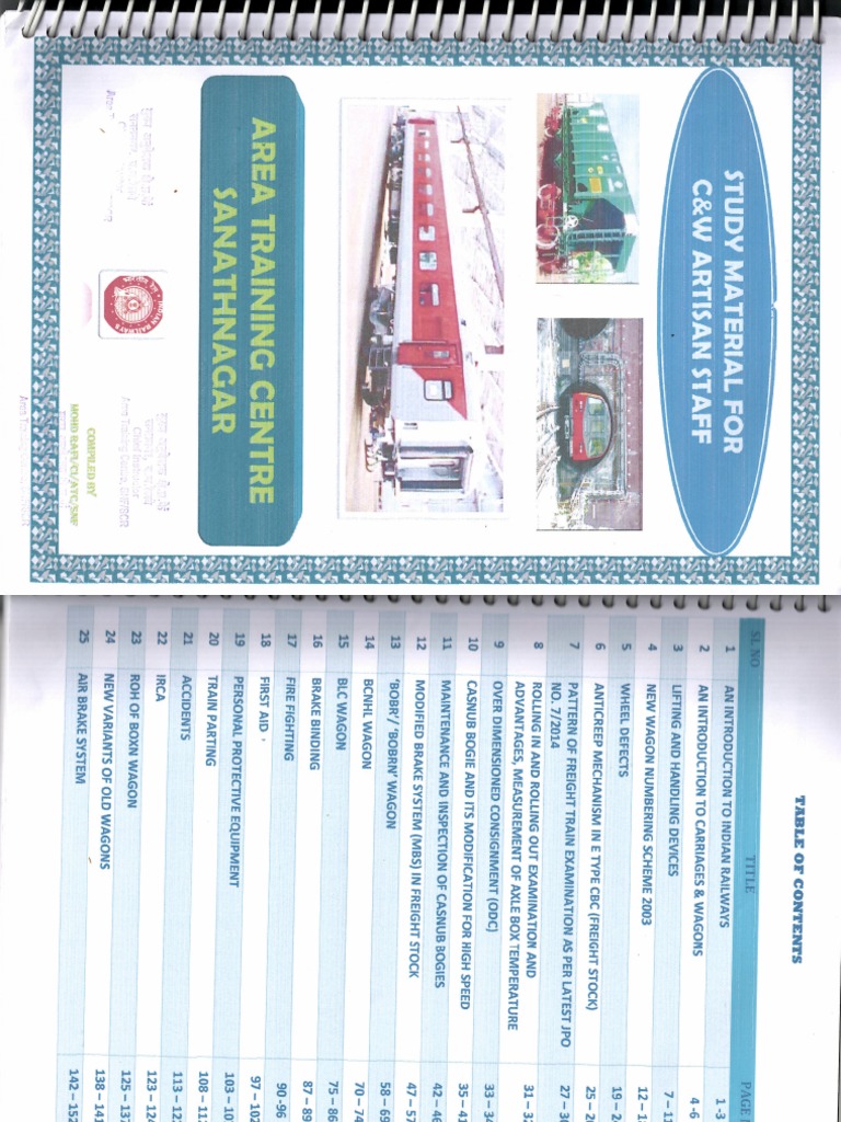 Railway C&W Book | PDF