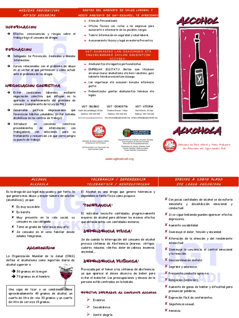 Alcohol | PDF | Alcoholismo | Despachador de drogas
