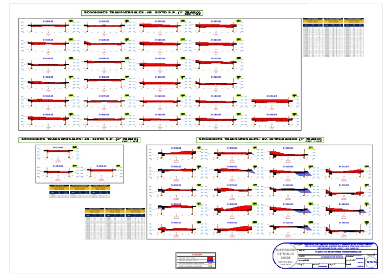 Plano Perfiles y Secciones-St03 | PDF