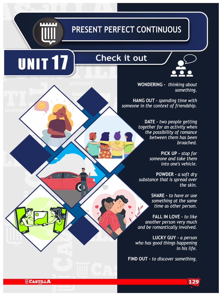 Unit 17 - Present Perfect Continuous | PDF | Perfect (Grammar) | Language Mechanics