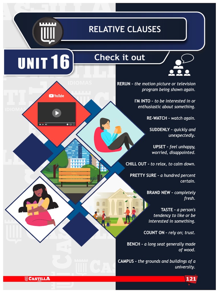 Unit 16 - Relative Clauses | PDF | Pronoun | Linguistic Typology
