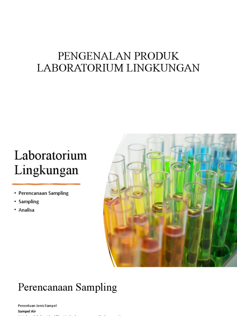 Pengenalan Produk Laboratorium Lingkungan | PDF | Sains & Matematika
