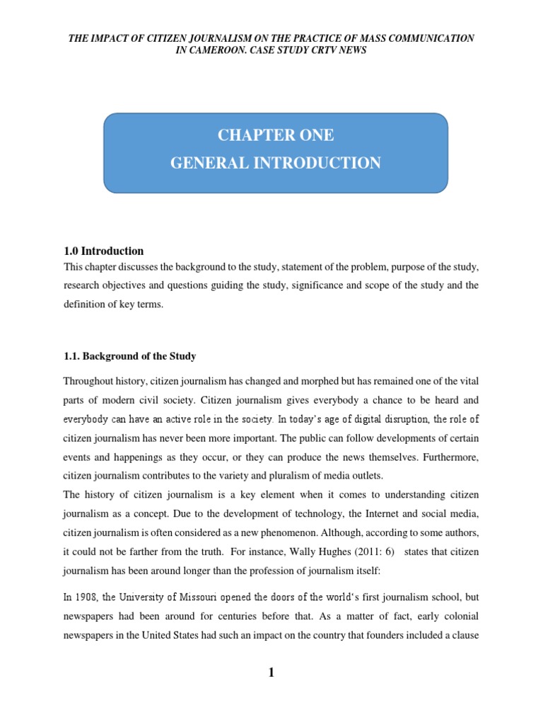 Claudia BSC Chap 1 - 3 | PDF | Journalism | Mass Media