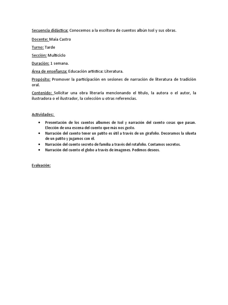 Isol Secuencia | PDF