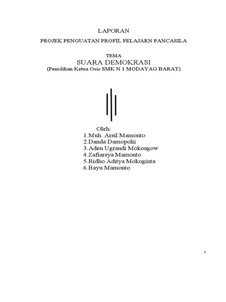 Laporan Suara Demokrasi | PDF | Karier & Perkembangan