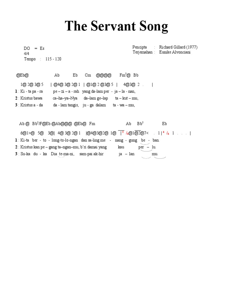 The Servant Song | PDF