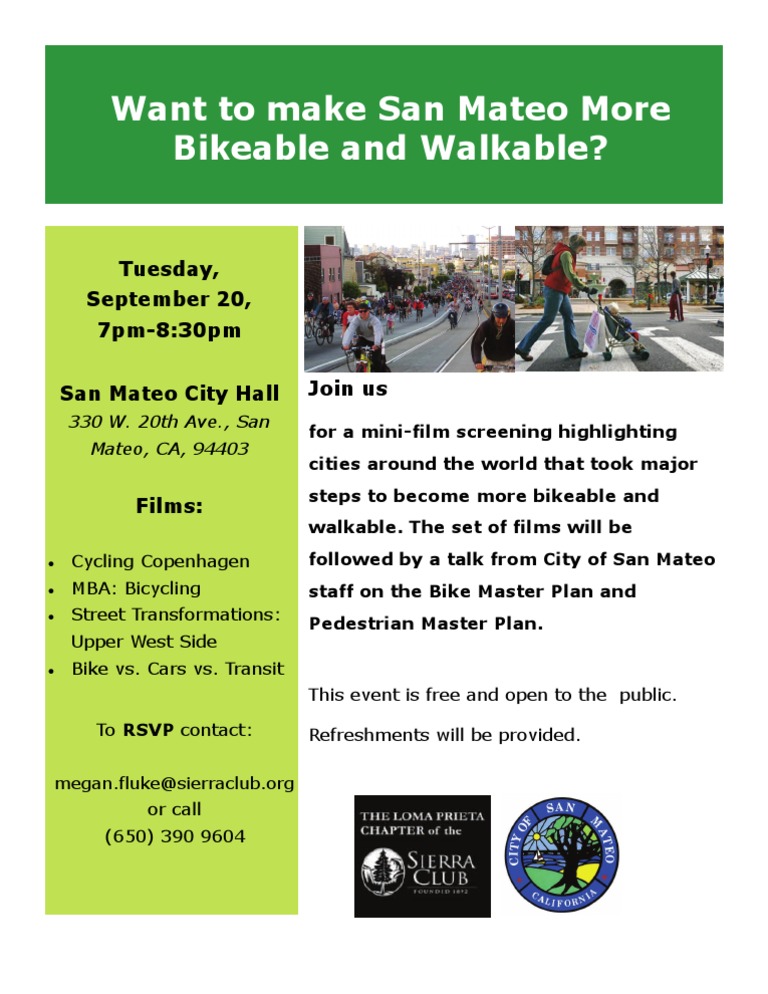 San Mateo Bike and Walk Event | PDF | Adventure Travel | Hobbies