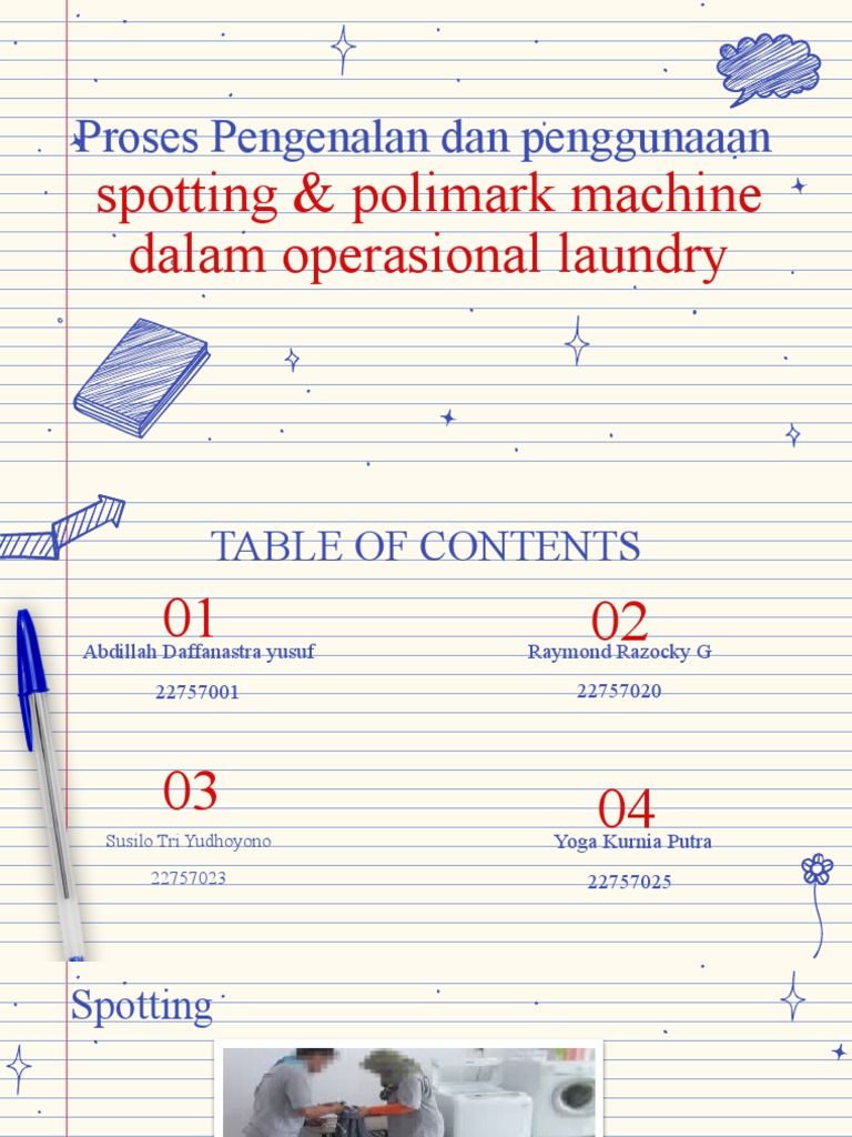 Proses Spotting dan Polimark dalam Laundry | PDF