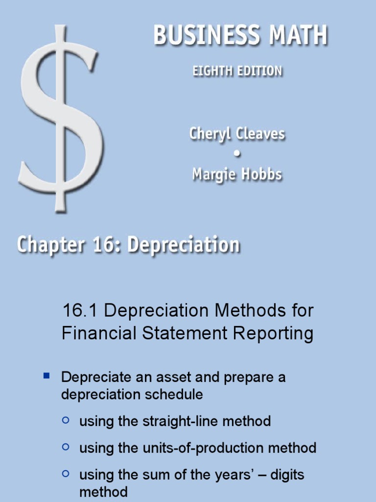 Depreciation | PDF | Depreciation | Tax Deduction