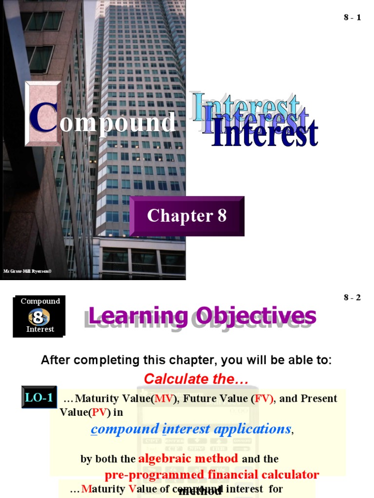 Compound Interest Pdf Interest Compound Interest