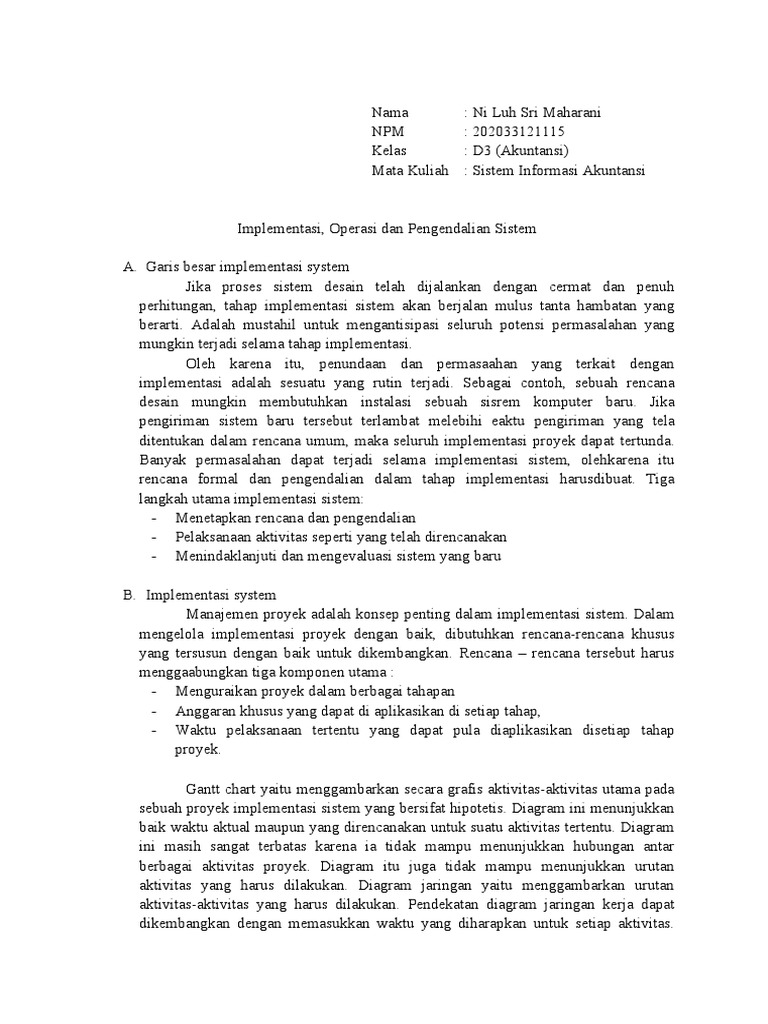 RMK Sia Bab 9 | PDF