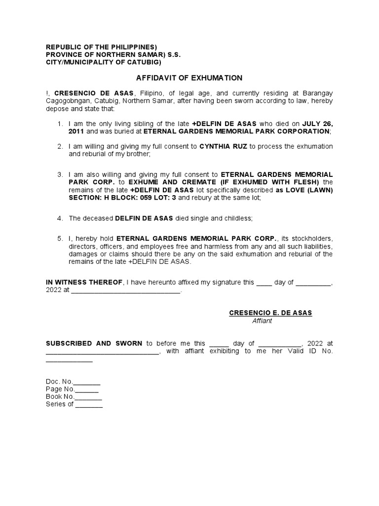 Affidavit | PDF | Affidavit | Civil Law (Common Law)