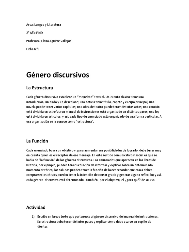 Ficha 3 LyL | PDF