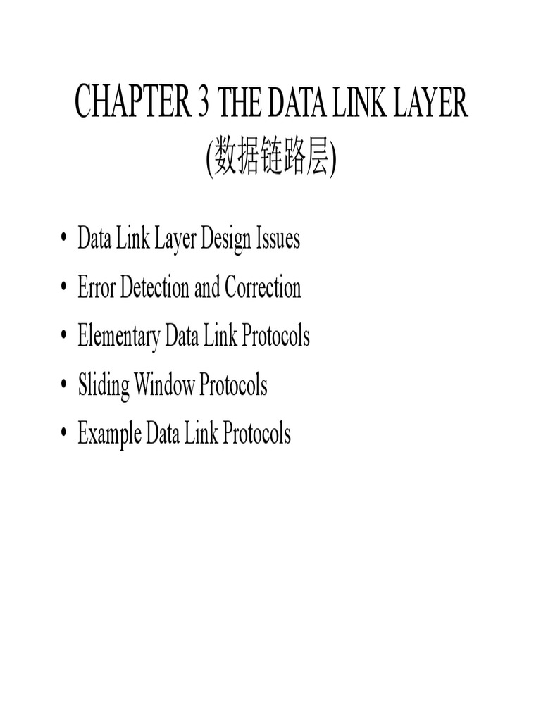 Lec3 Cs Sjtu Edu Cn Pdf Error Detection And Correction Transmission Control Protocol