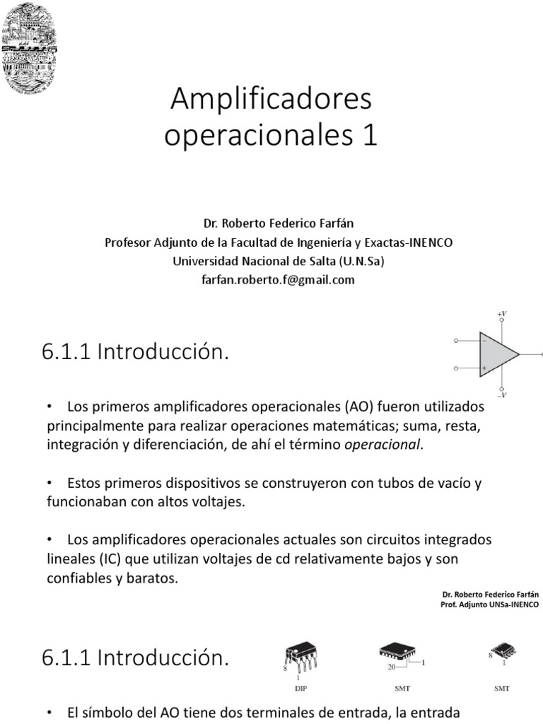 Teoria 4 | PDF | Amplificador | Amplificador operacional
