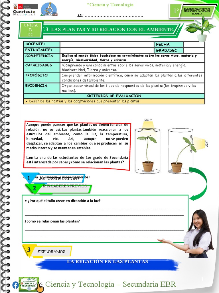 C-1º Act 3 Cyt Unid 2 - Sem 3 | PDF | Naturaleza