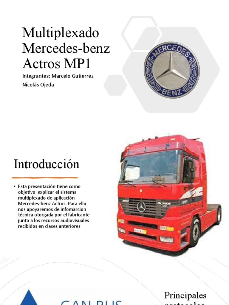 Sistema Multiplexado Actros MP1 | PDF