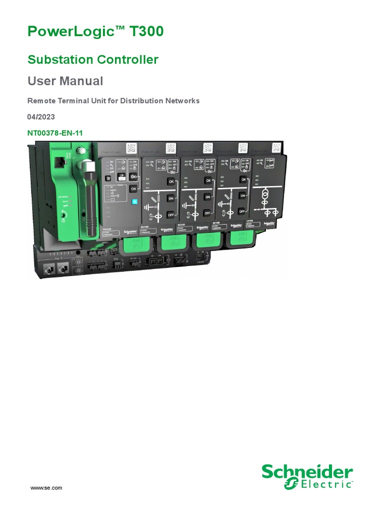 NT00378-11-En PowerLogic T300 User Manual | PDF | Computer Network | Electromagnetic Compatibility