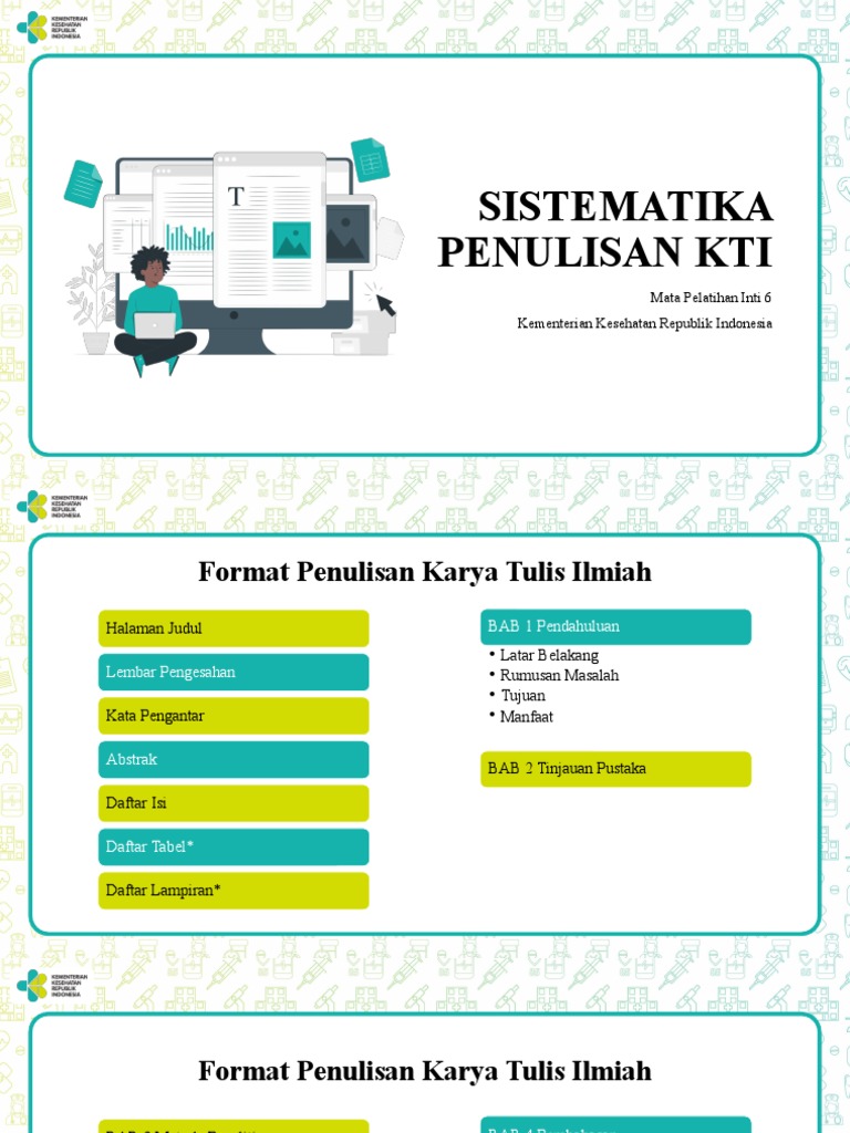 Panduan KTI Kemenkes RI | PDF