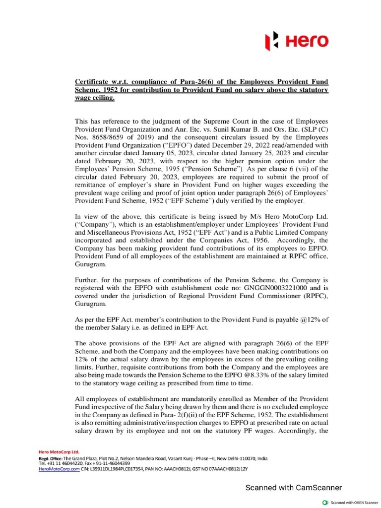 Pension Documents | PDF