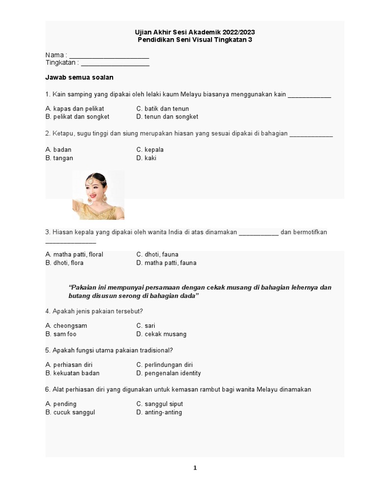 Soalan fm3 2022 | PDF