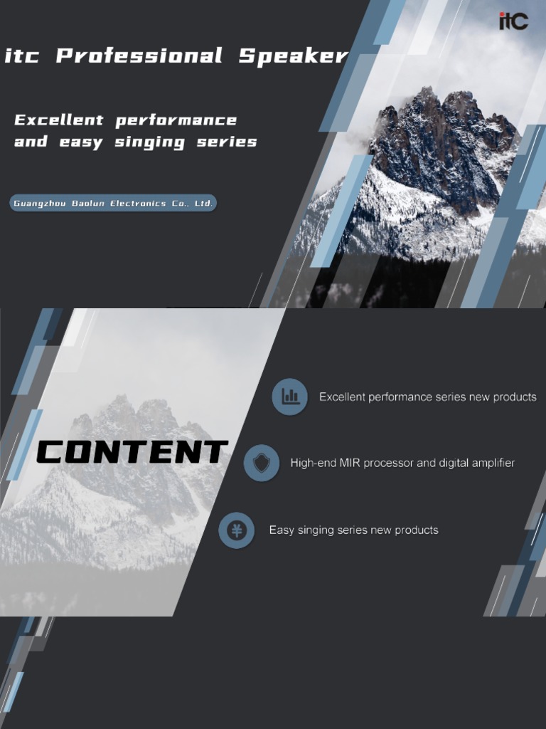 2022 Itc High End Professional Sound System Pdf Loudspeaker