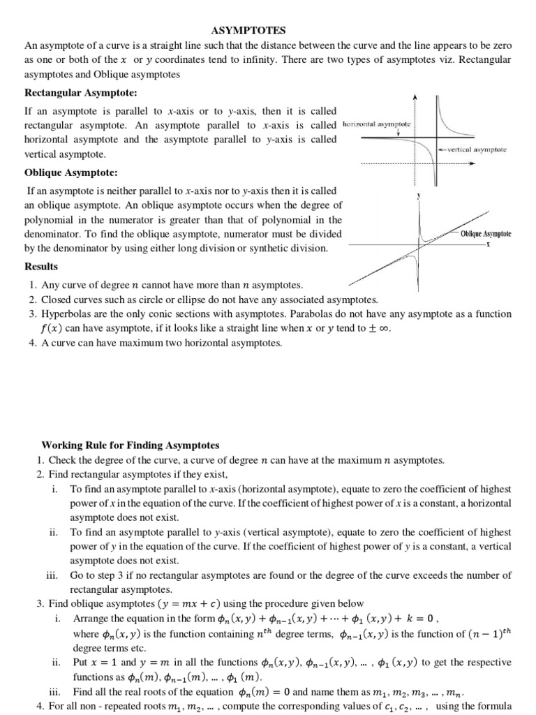 Asymptote S | PDF | Asymptote | Mathematical Concepts