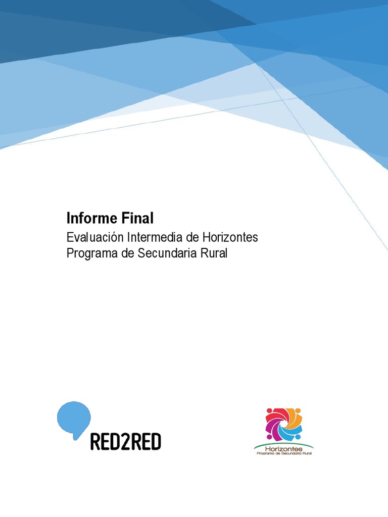 Informe Final | PDF | Enseñando | Inclusión (Educación)