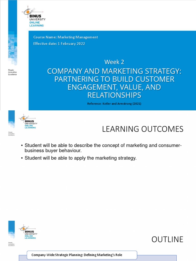 ppt2 Marketing Management | PDF | Marketing | Marketing Strategy