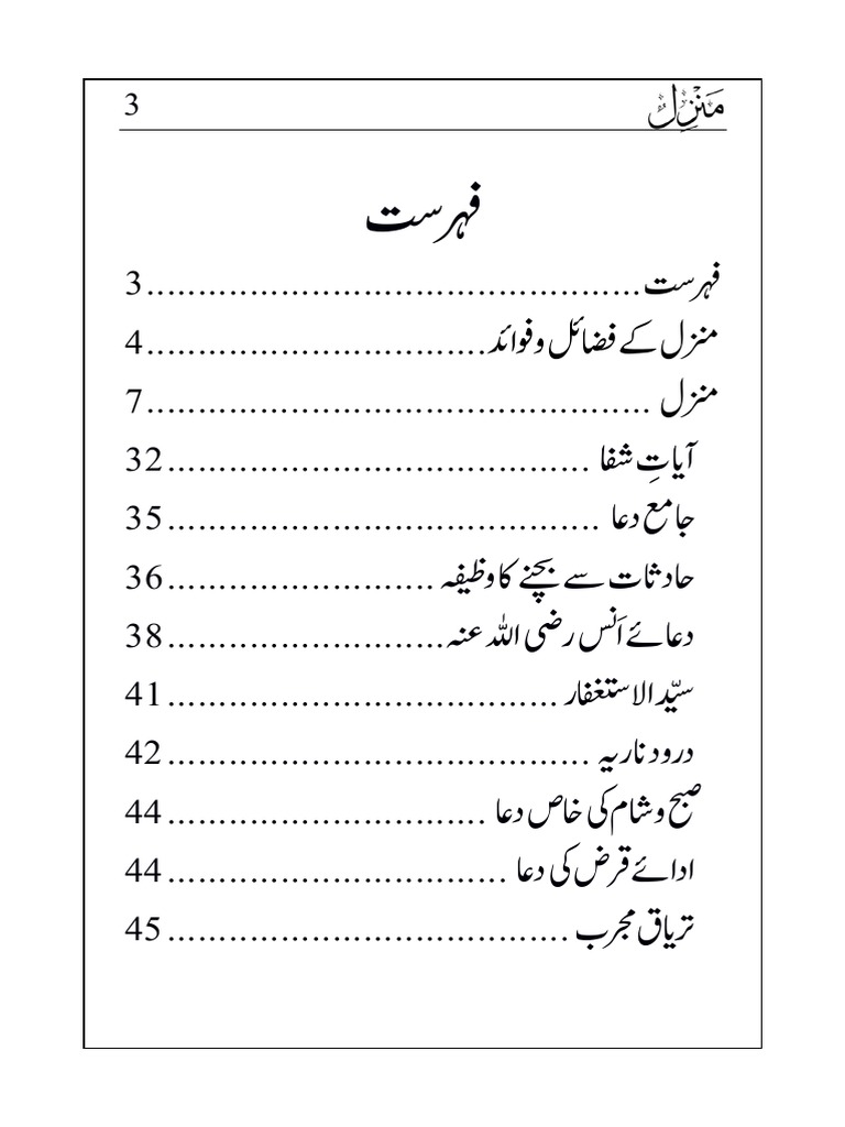 Manzil Version 1.1 | PDF