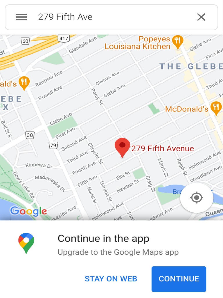 279 Fifth Ave - Google Maps | PDF