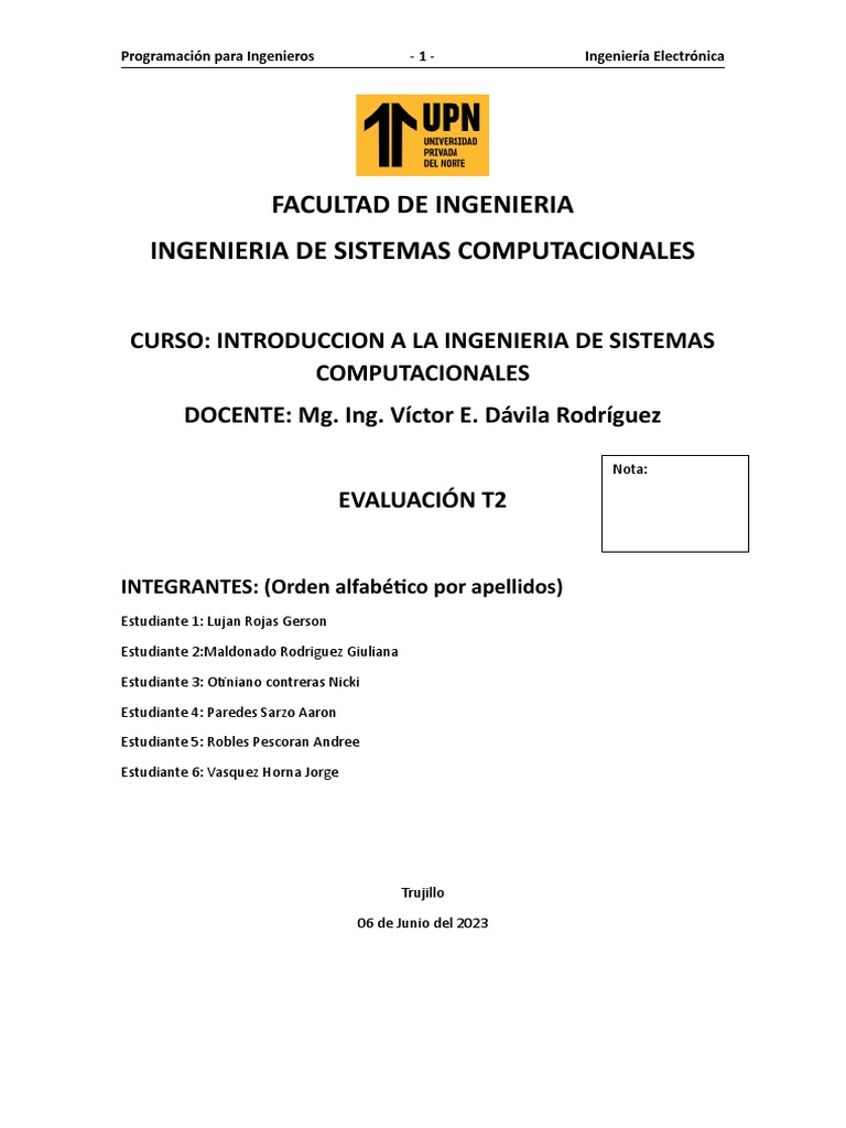 T2 - Introduccion A Ig Sistemas | PDF | C ++ | Ingeniería de software