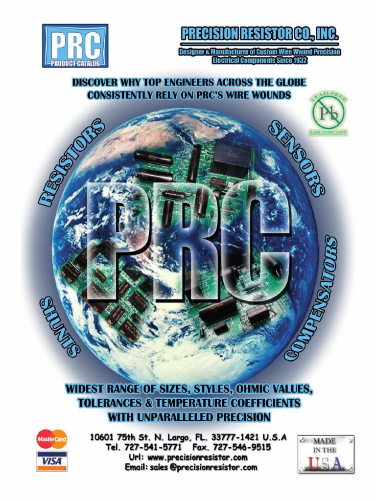 Prc Web Catalog Issue No 42 | PDF | Resistor | Electrical Resistance ...