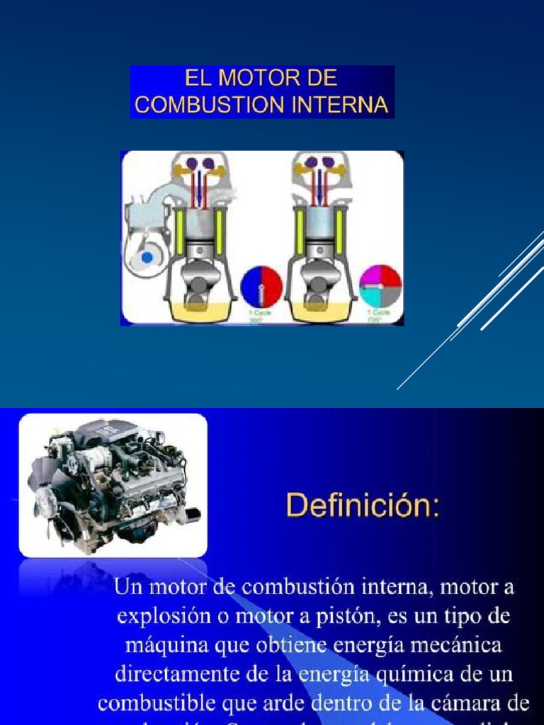 Clasificación de Motores de Combustión Interna | PDF | Tecnología