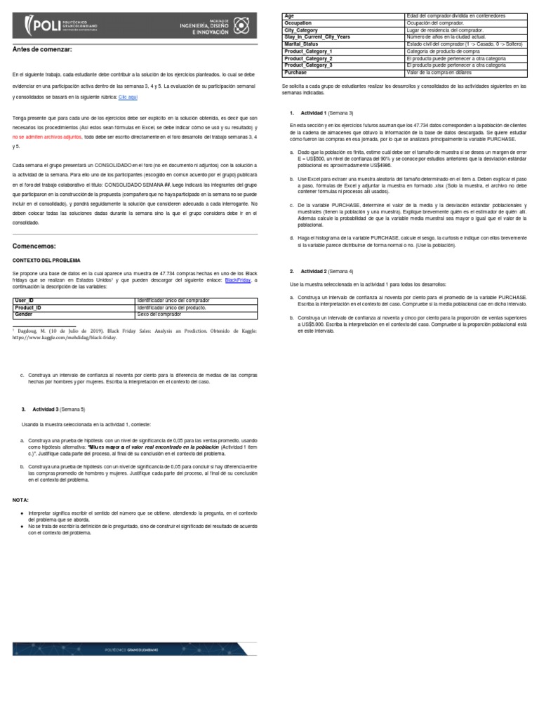 Poli 21 | PDF | Desviación Estándar | Media