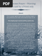 EXORCISM SPELLS LATIN and ENGLISH PDF | PDF | Exorcism | Christian ...