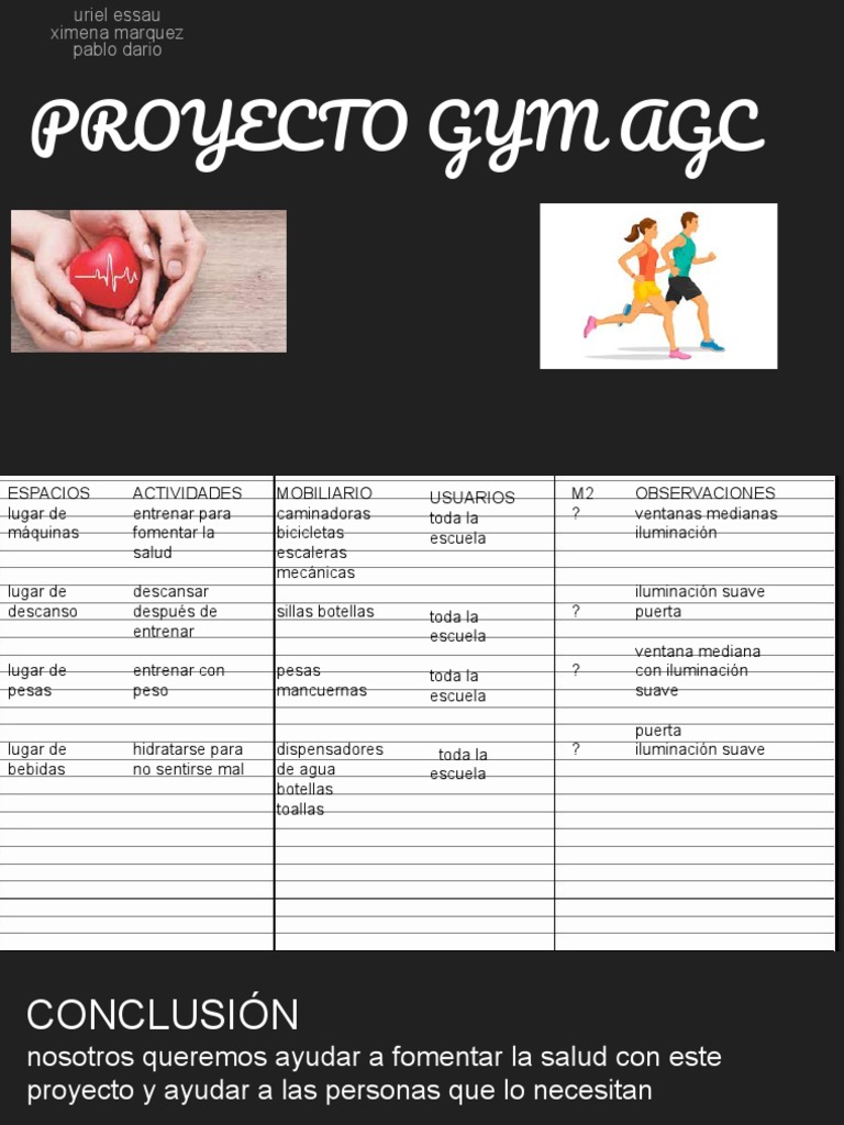 Proyecto Gym Agc | PDF