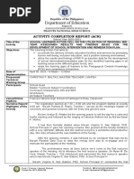 Accomplishment Report GPTA | PDF