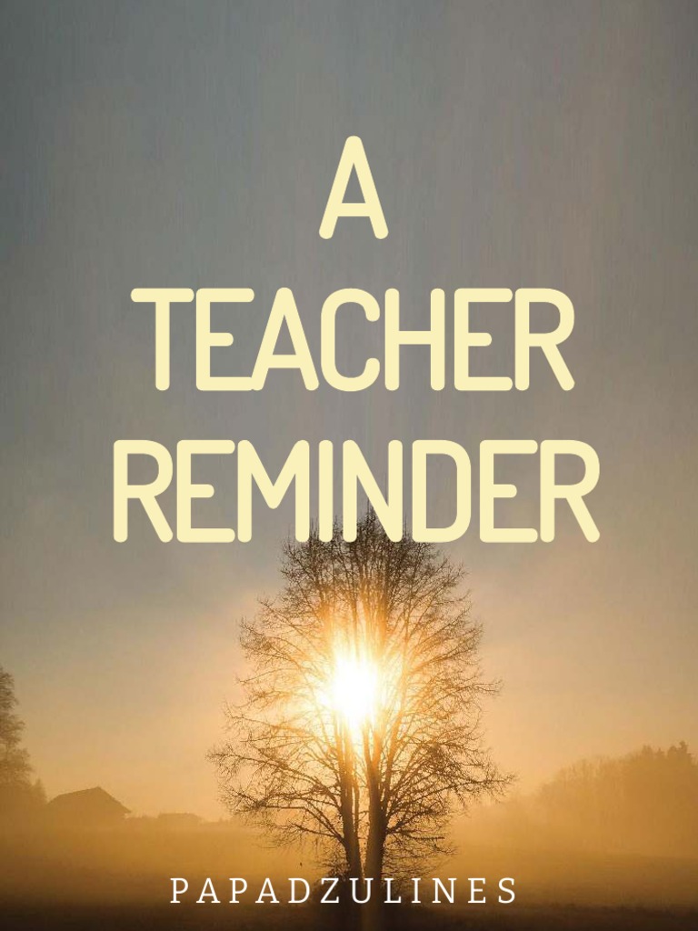 Teacher's Daily Devotional Guide | PDF | Courage | Relaxation (Psychology)