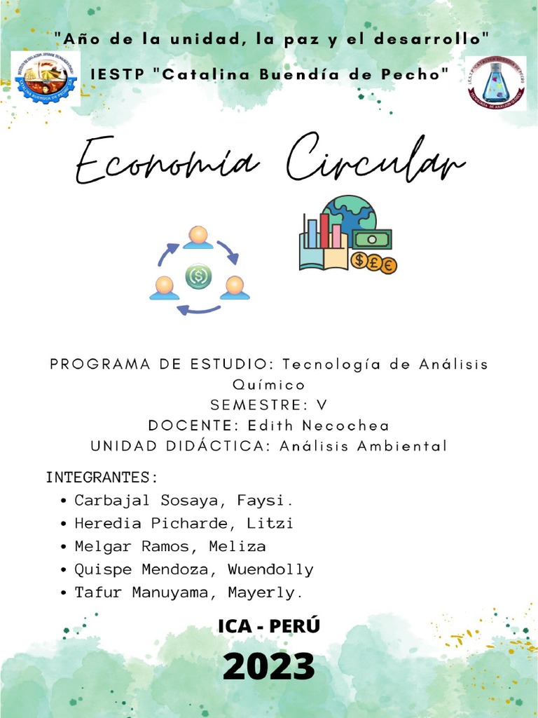 Informe de Economia Circular | PDF | Reciclaje | Residuos