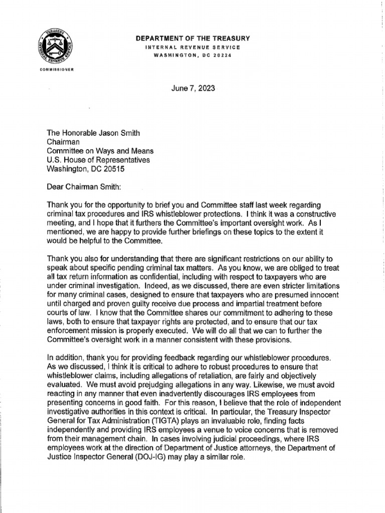 June 7, 2023 Letter - Redacted | PDF June 7, 2023 Letter - Redacted | PDF