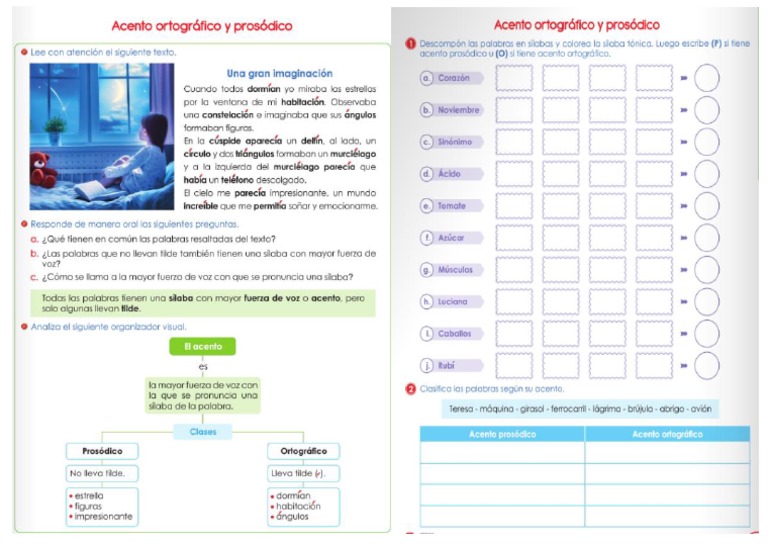Ficha Acento Prosodico Ortografico | PDF