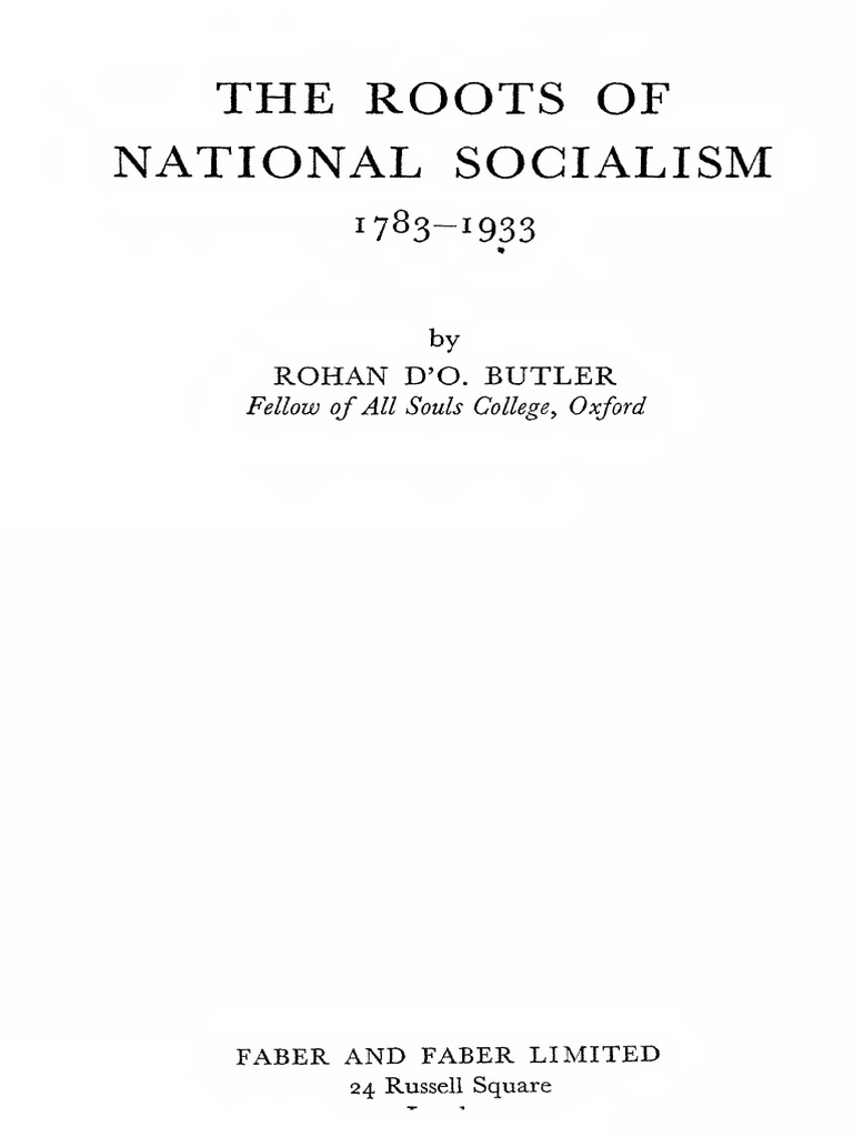2015.190558.the Roots of National Socialism 1783 1933 Text | PDF | Holy ...