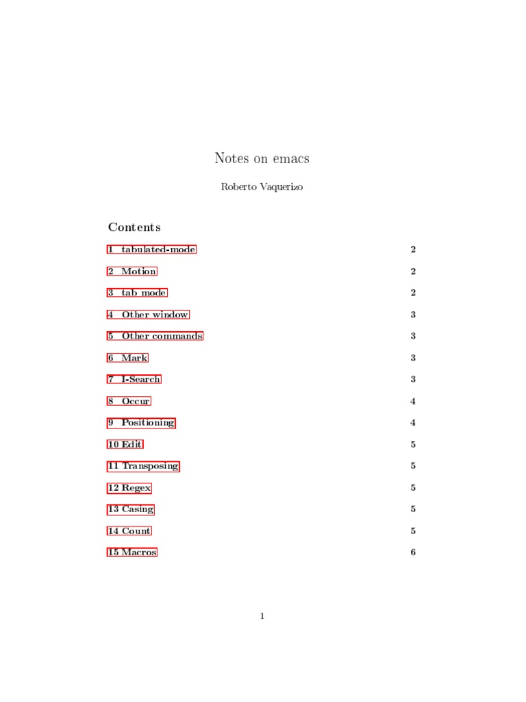 Emacs | Download Free PDF | Keyboard Shortcut | System Software