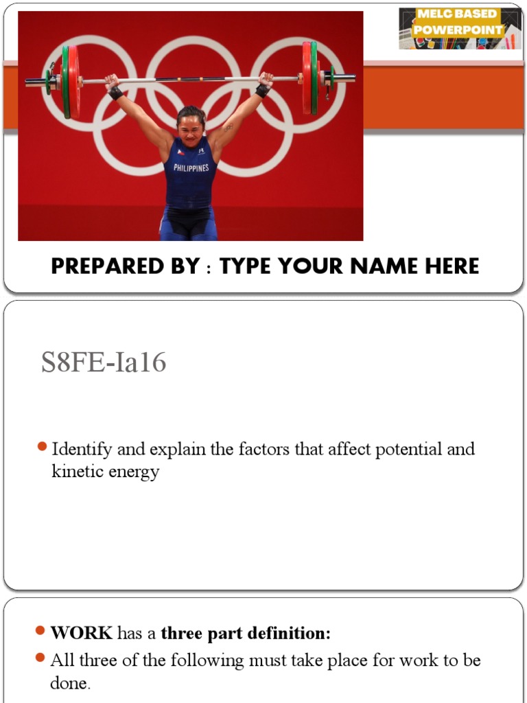 Work, Pe, Ke, Gpe | Download Free PDF | Force | Potential Energy