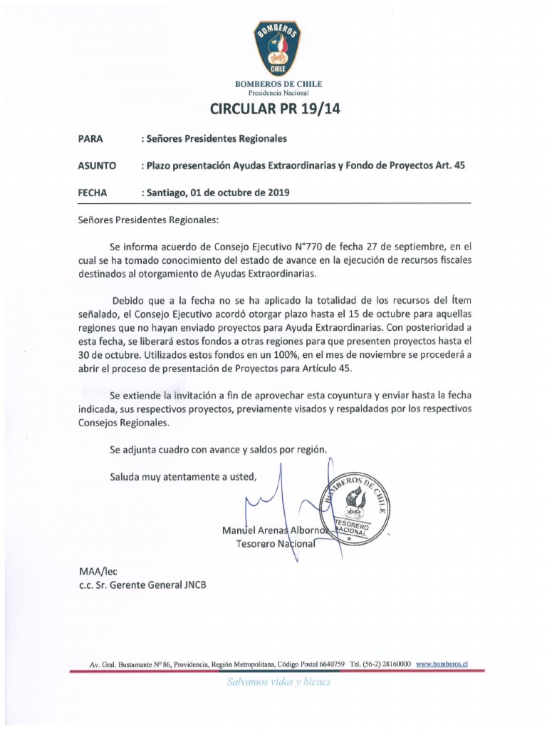 Circular PR 19-14 | PDF