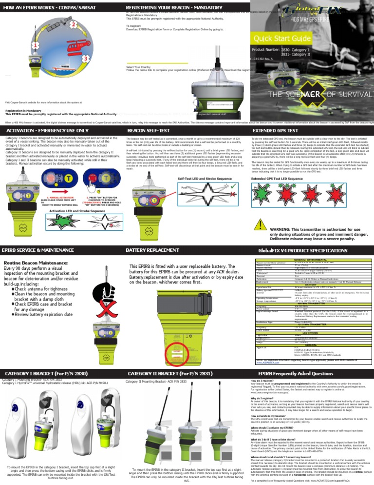 Quick Start Guide GlobalFix V4 ACR | PDF | Telecommunications | Telecommunications Engineering