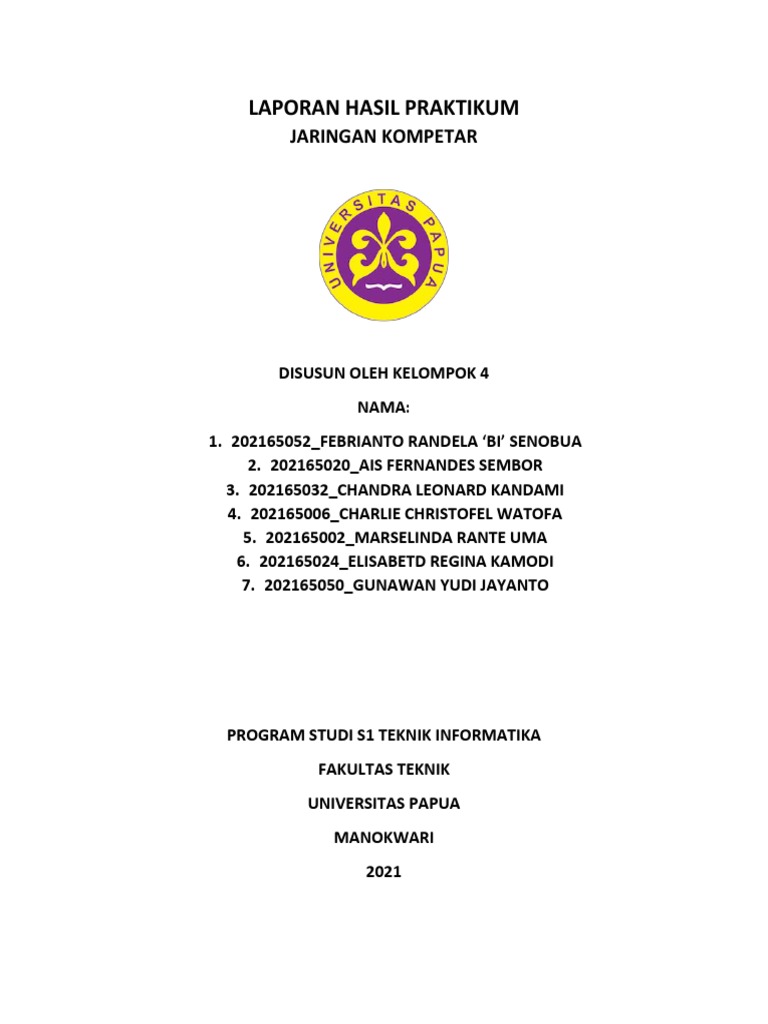 LAPORAN JARKOM SHARING DATA | PDF